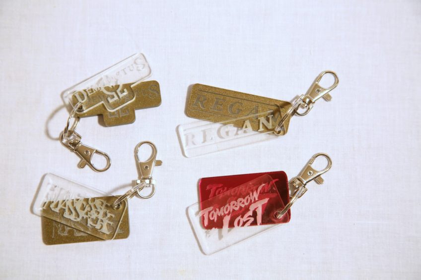 Perspex Key Rings from Moomin Merchandise