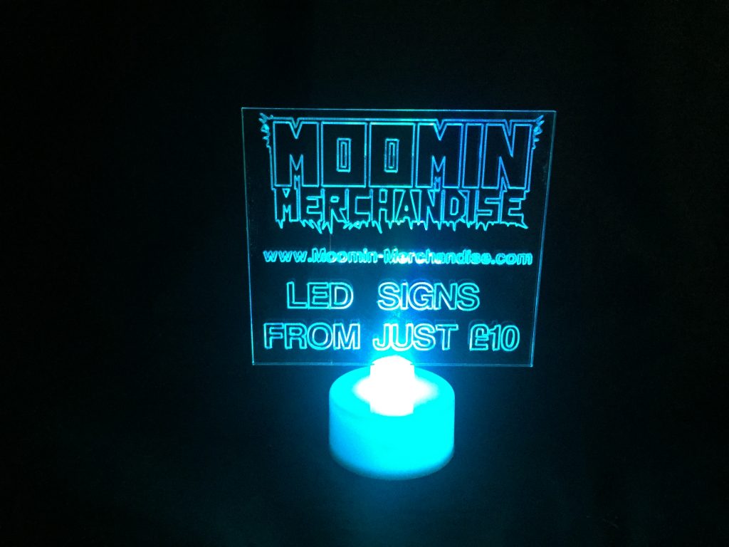 Perspex LED lights From £5 each - Moomin Merchandise